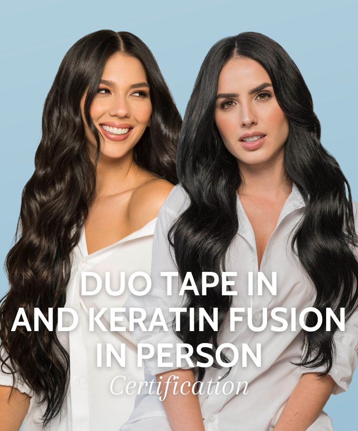 AQUA Keratin Fusion + Tape in Duo In-Person Certification – Aqua Hair Extensions