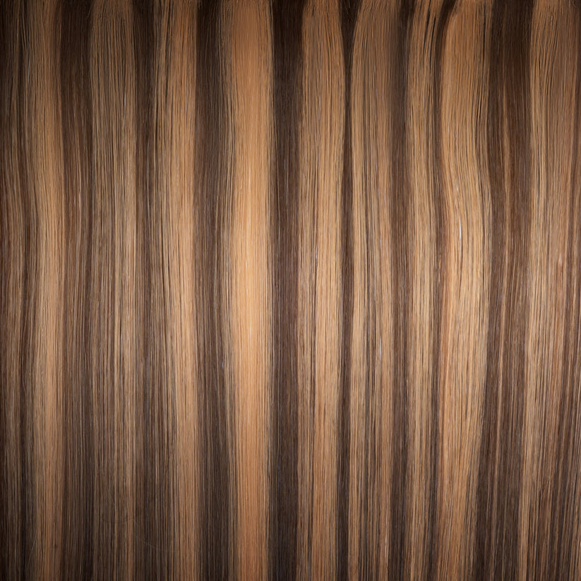 #4/12 Duo Tone - Straight Q Weft Hair Extension – Aqua Hair Extensions