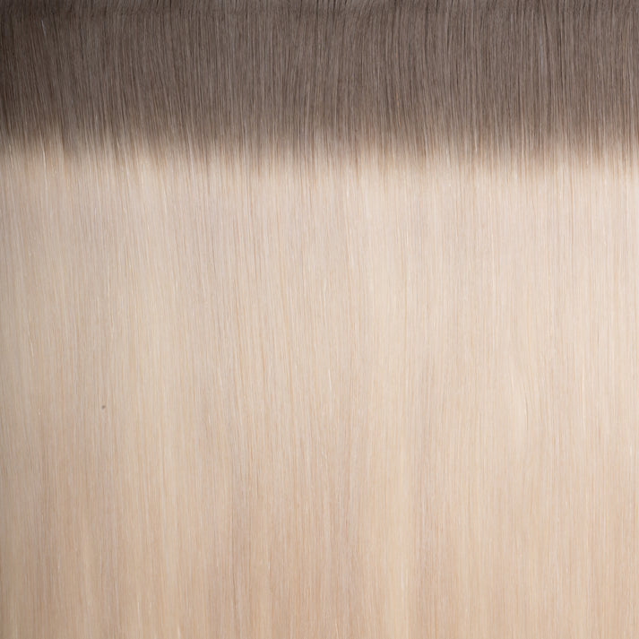 #8AB Ash Brown Straight Keratin Fusion Hair Extensions by Aqua Hair ...