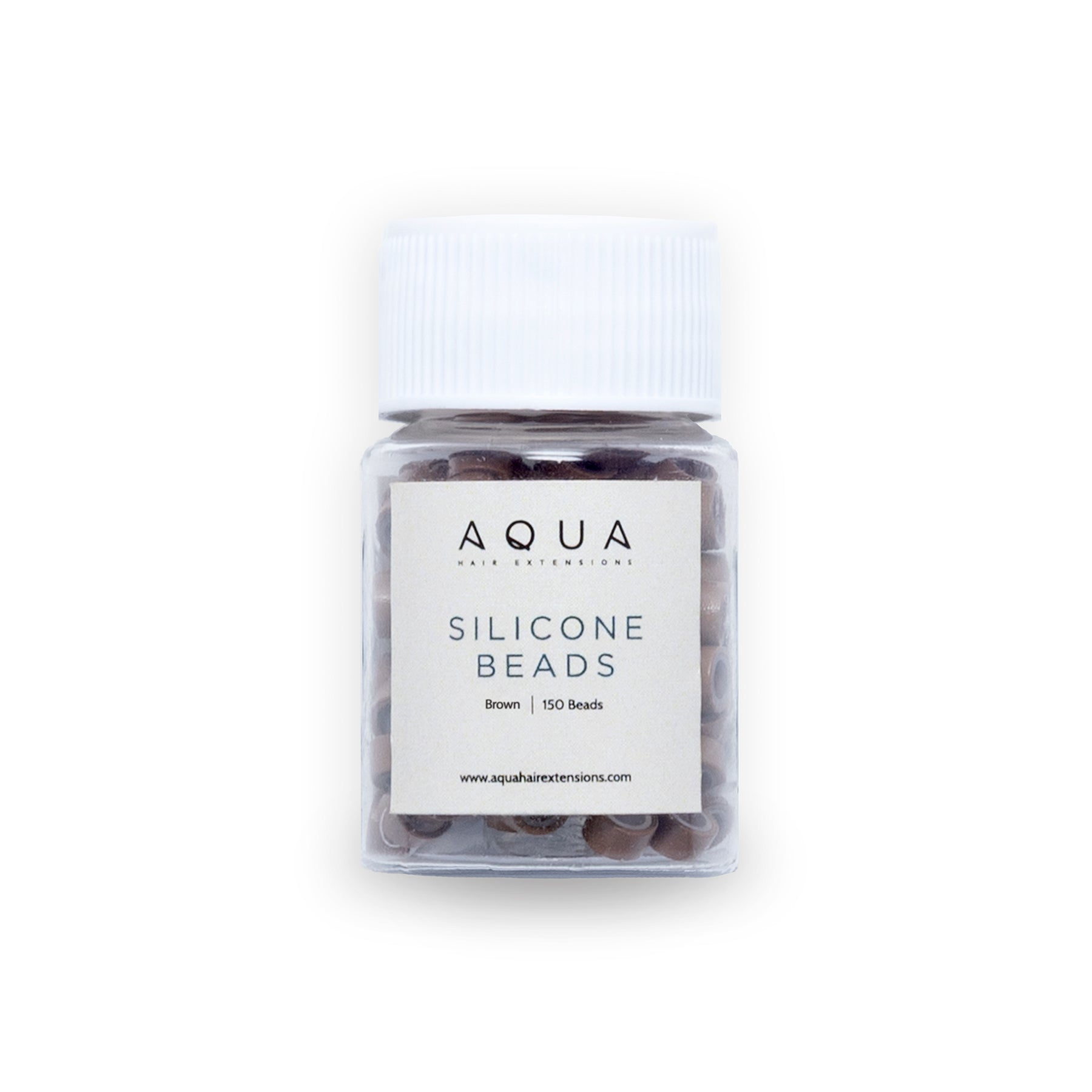 Silicone Beads 5mm – Aqua Hair Extensions
