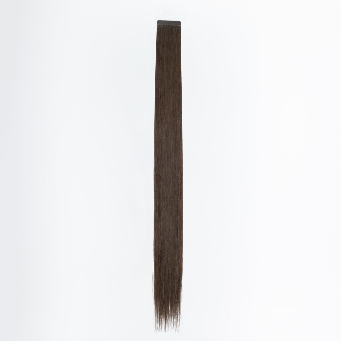 #4AB Medium Ash Brown - Straight Tape In Hair Extensions by Aqua Hair ...