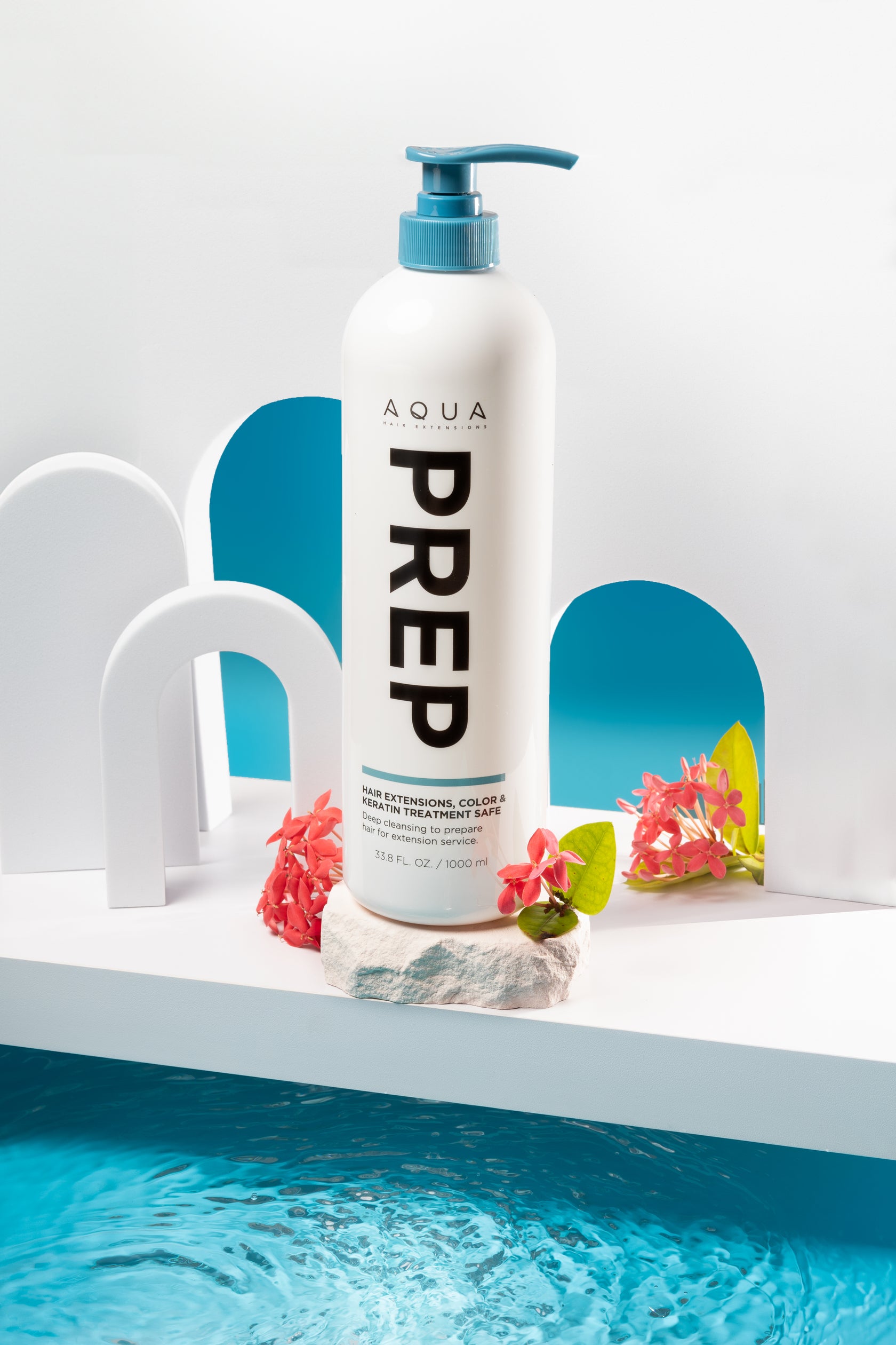 Prep Shampoo 33.8oz by Aqua Hair Extensions