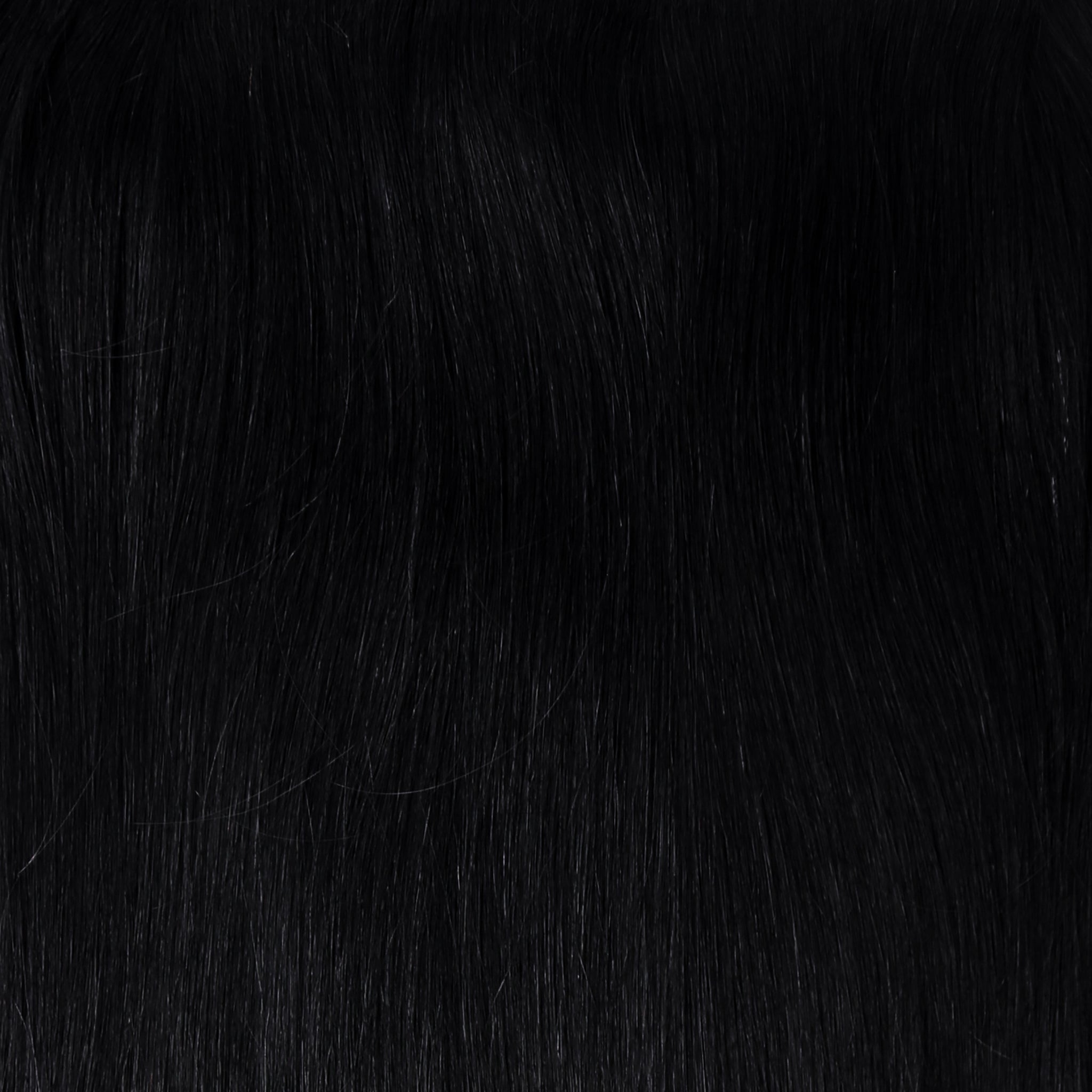 #1 Black Ultra Narrow Clip In Hair Extensions | AquaLyna – Aqua Hair ...