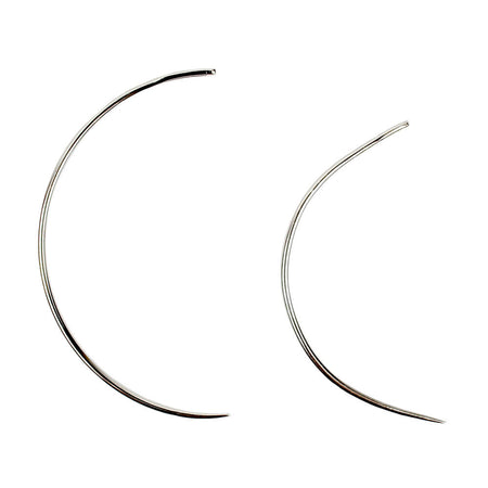 Hand Tied Weft Needles (2pc/pk) by Aqua Hair Extensions